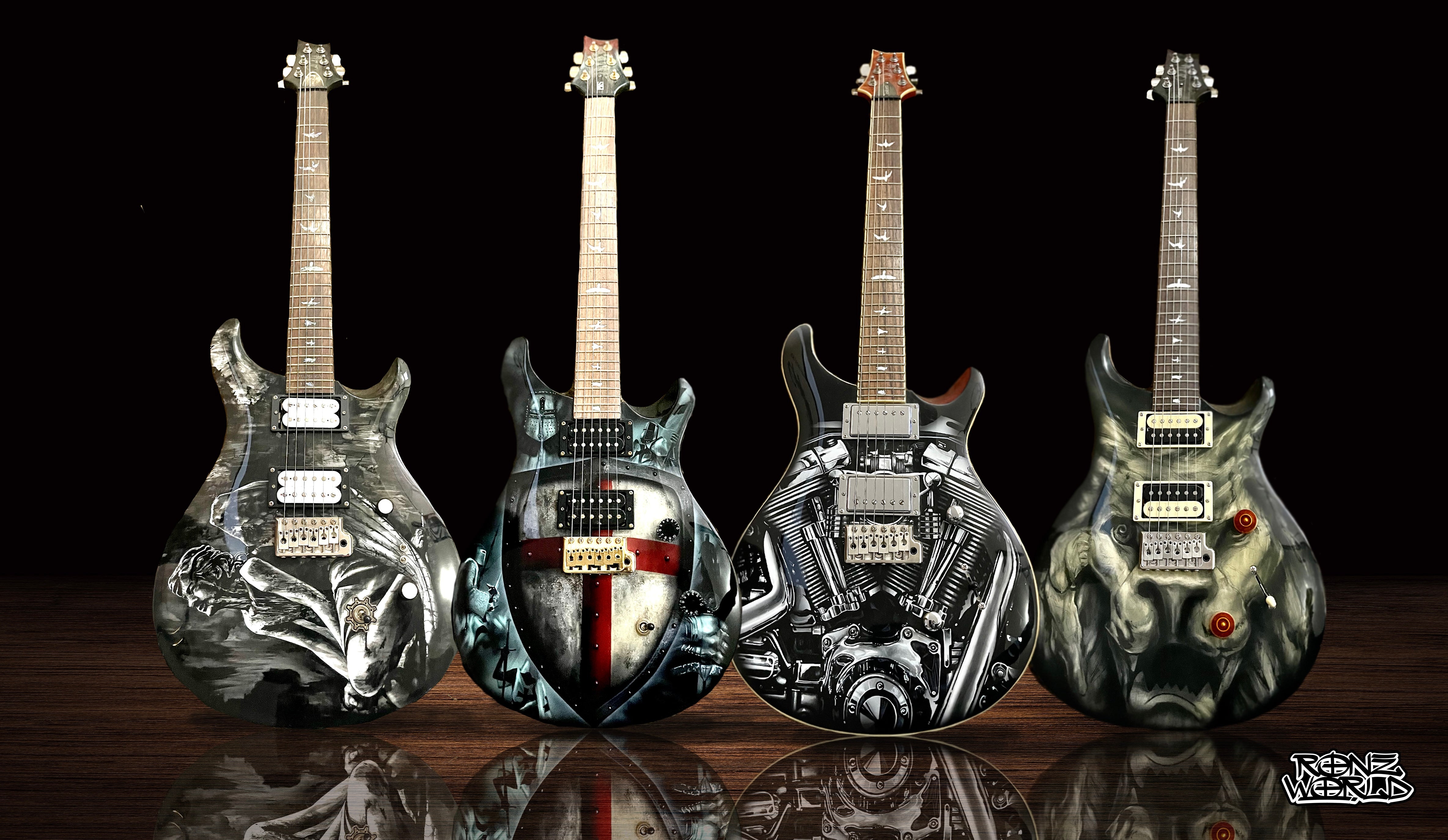 PRS x Ronzworld Custom Painted 2023 Collection – RonzWorld Guitar Gallery